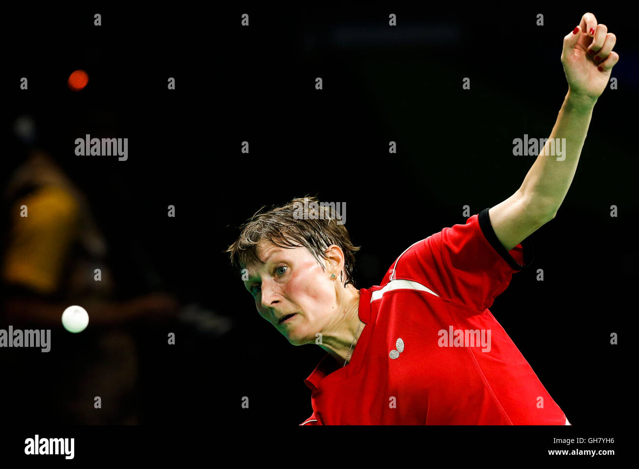 RIO DE JANEIRO, RJ - 08.08.2016: OLYMPICS 2016 TABLE TENNIS - CHENG I ...