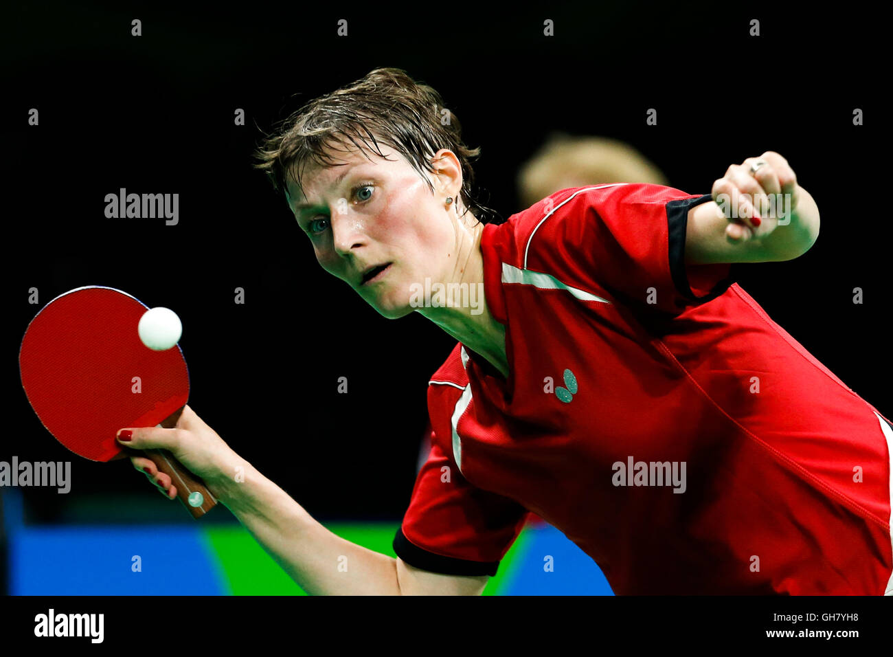 RIO DE JANEIRO, RJ - 08.08.2016: OLYMPICS 2016 TABLE TENNIS - CHENG I ...