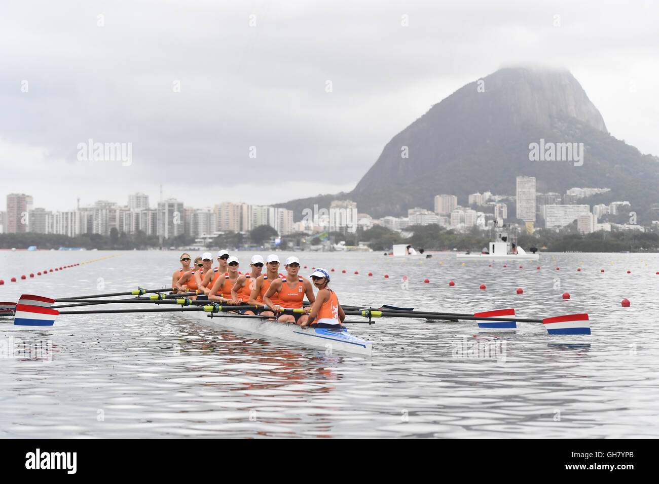 Rio de Janeiro, Brazil. 8th Aug, 2016. The Netherlands during the women ...