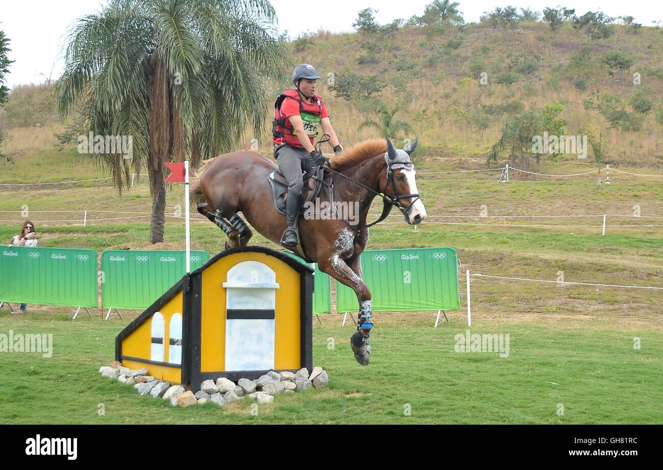 Rio de Janeiro, Brazil. 8th August, 2016. Fence 9. Carlos Lobos Munoz ...