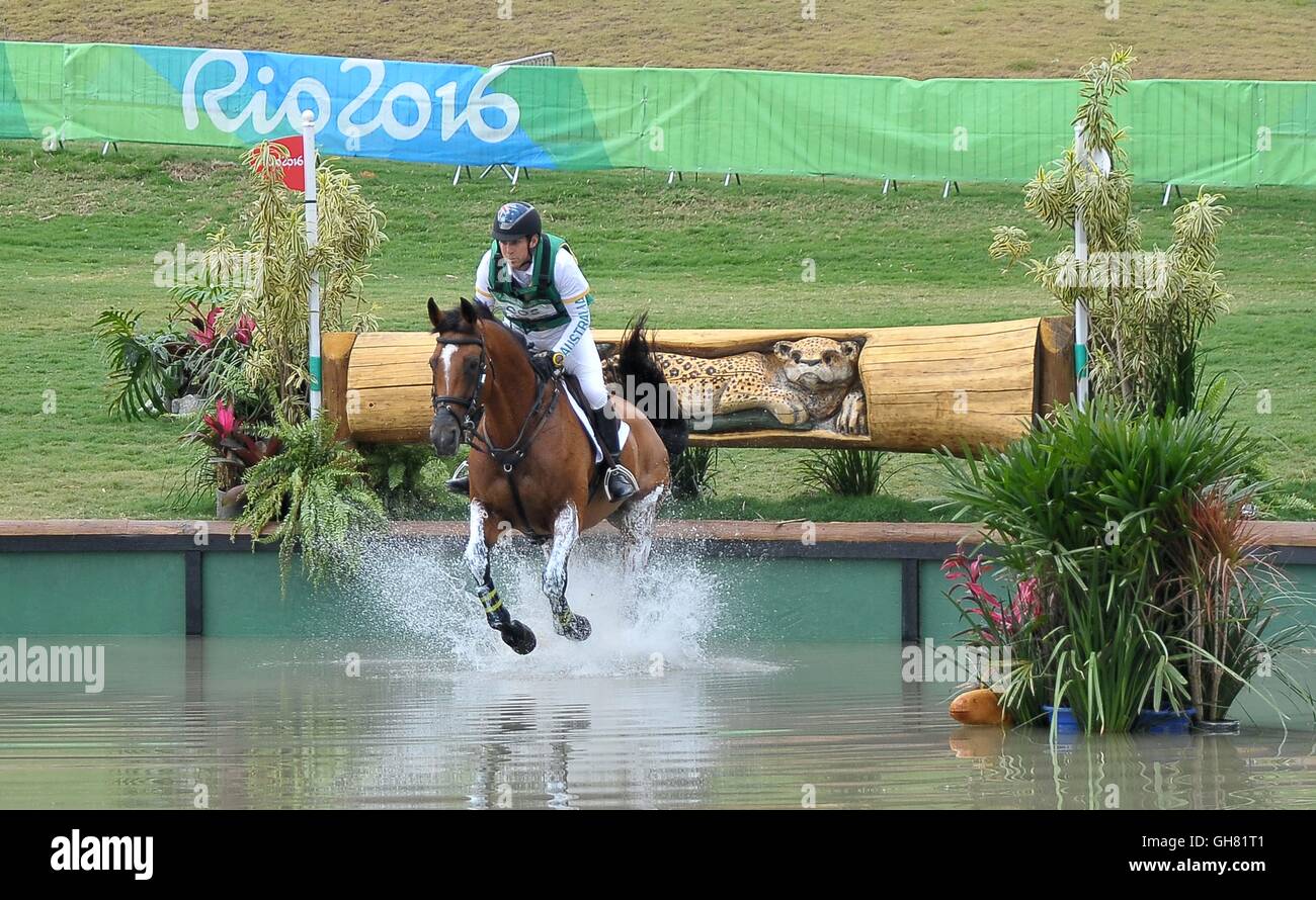 Rio de Janeiro, Brazil. 8th August, 2016. Fence 4b. Sam Griffiths (AUS ...
