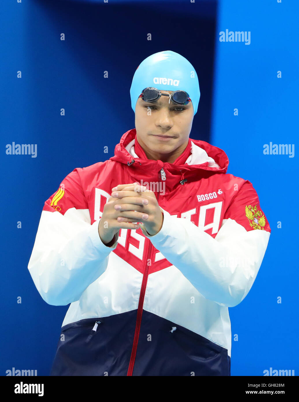 Rio de Janeiro, Brazil. 8th Aug, 2016. Evgeny Rylov of Russia competes ...