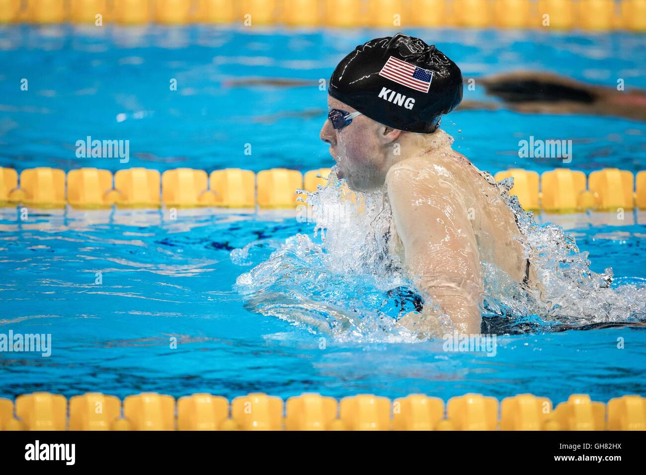 Rio de Janeiro, Brazil. 8th August, 2016. KING Lilly (USA) hits the ...