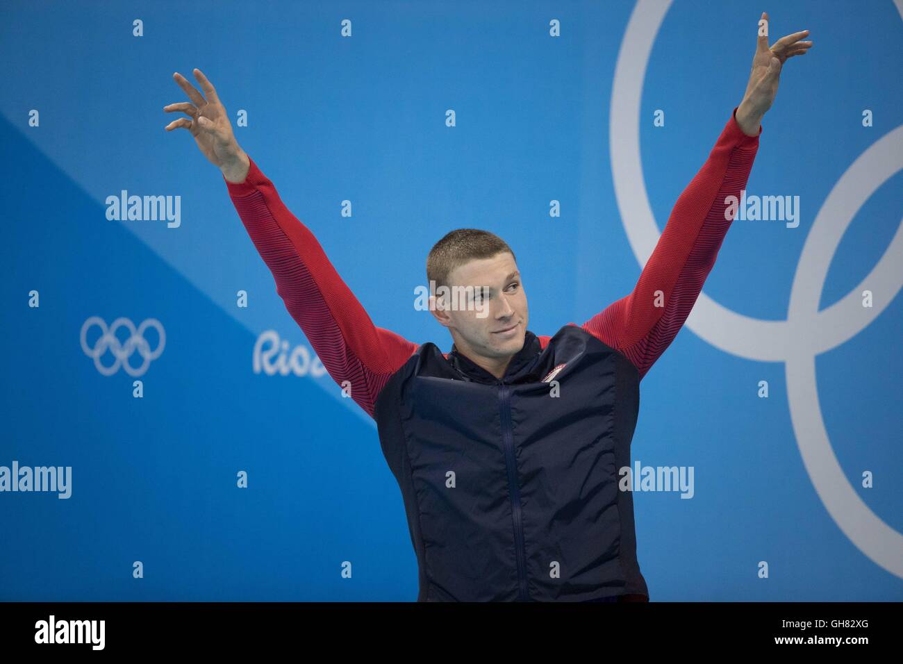 Rio de Janeiro, Brazil. 8th August, 2016. MURPHY Ryan winning gold ...