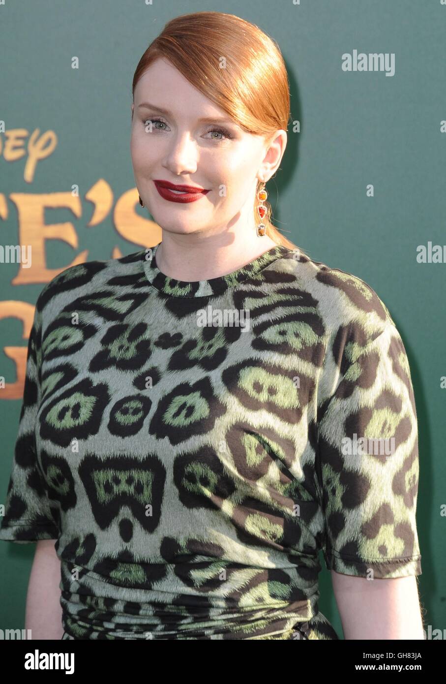 Los Angeles, CA, USA. 8th Aug, 2016. Bryce Dallas Howard at arrivals ...