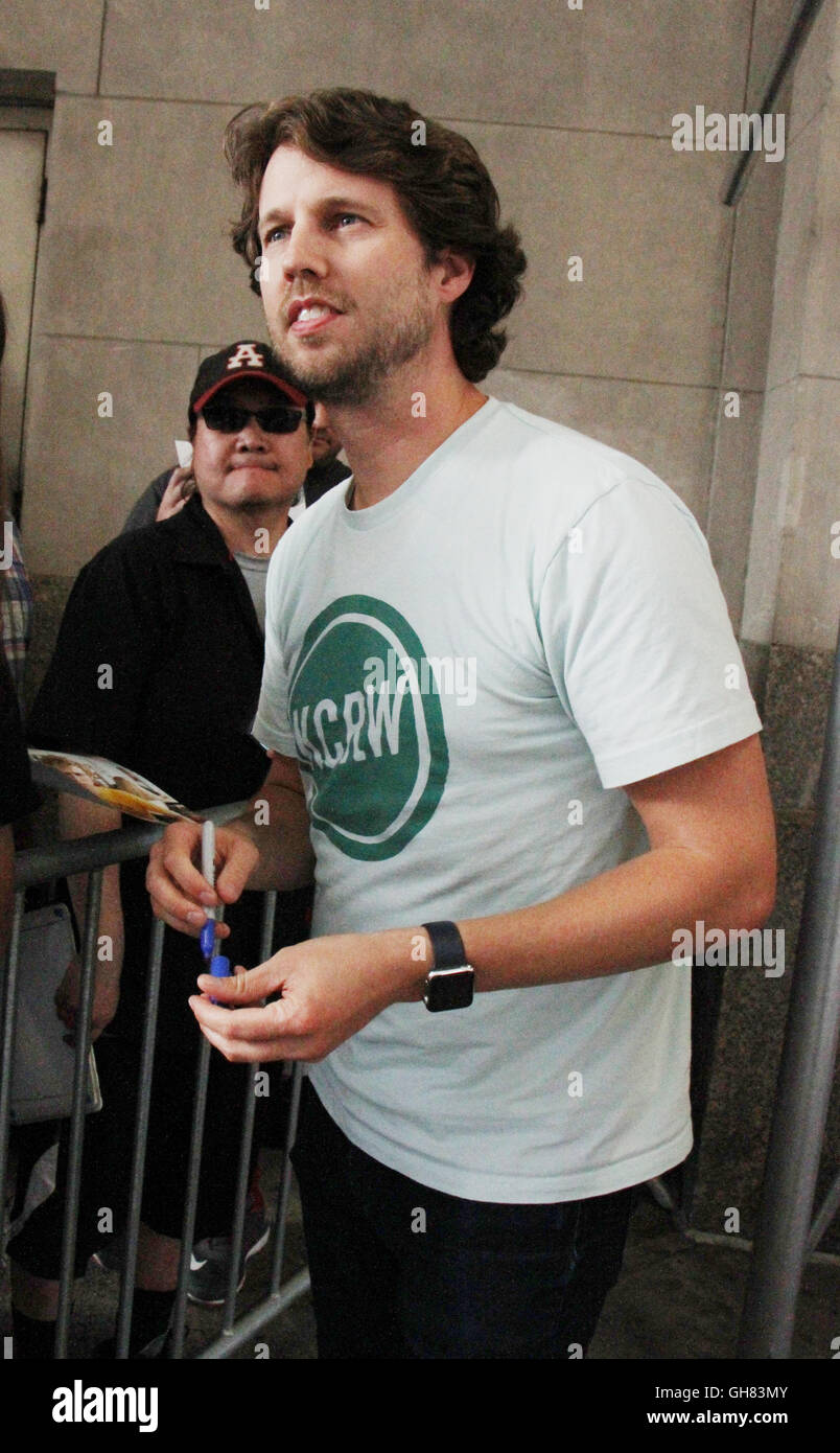 New York, USA. 8th August, 2016. Jon Heder at AOL BUILD to talk about ...