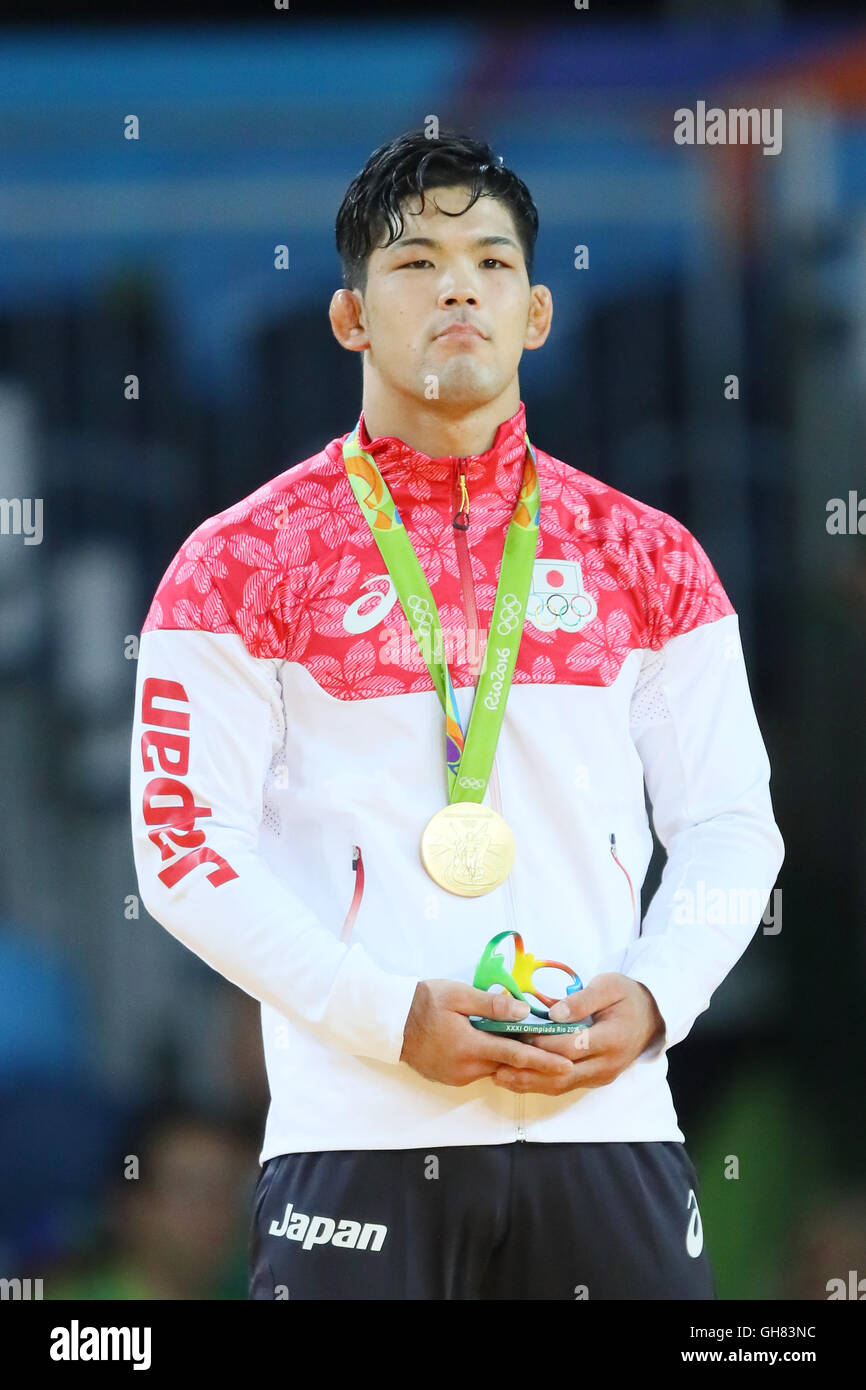 Rio de Janeiro, Brazil. 8th Aug, 2016. Shohei Ono (JPN) Judo : Men's -73kg Medal Ceremony at ...
