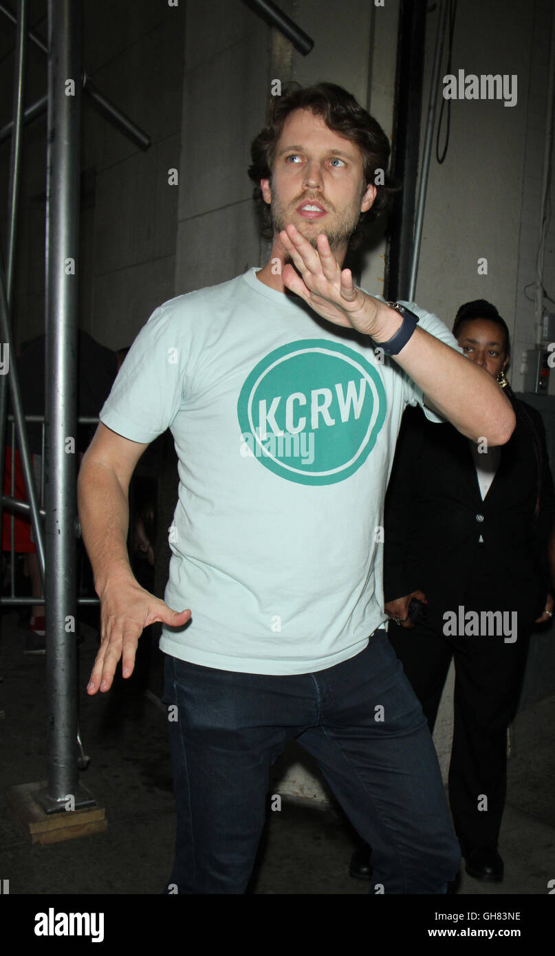 New York, USA. 8th August, 2016. Jon Heder at AOL BUILD to talk about ...