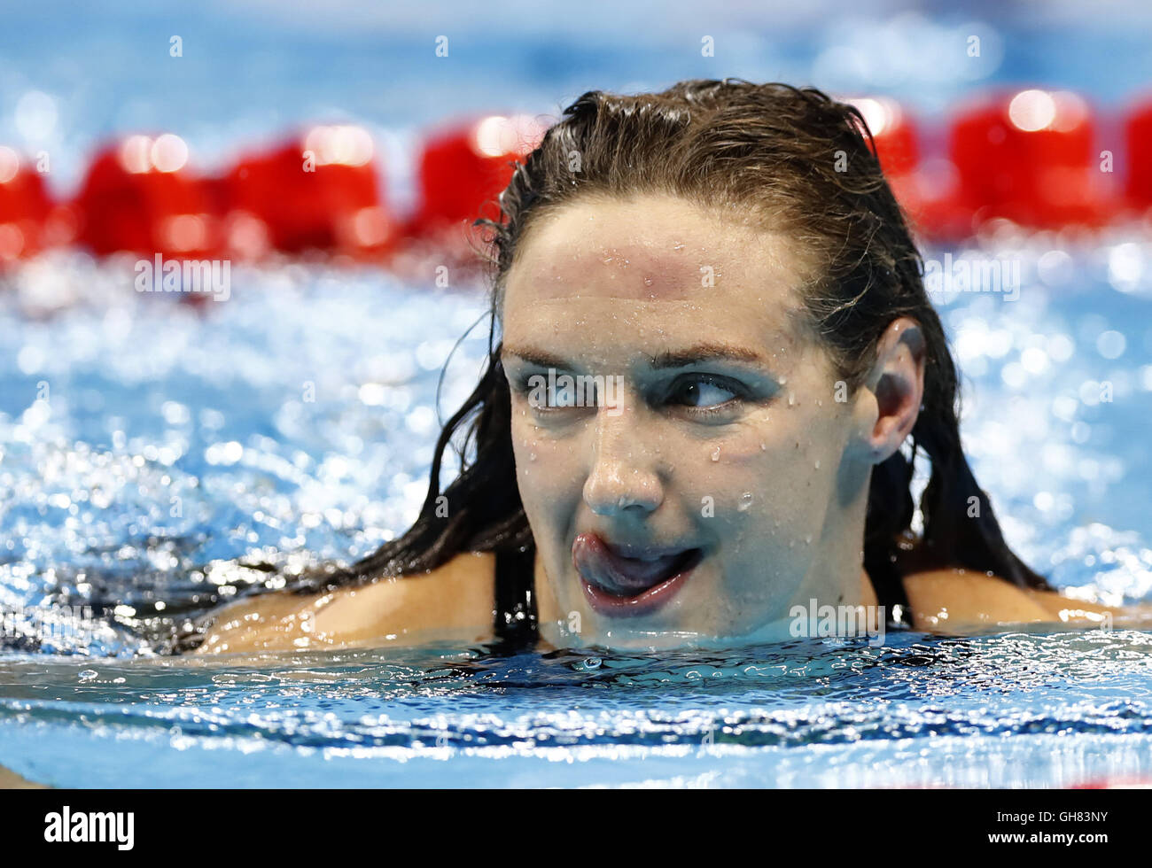 Rio de Janeiro, Brazil. 8th August, 2016. Hungary's Katinka Hosszu ...