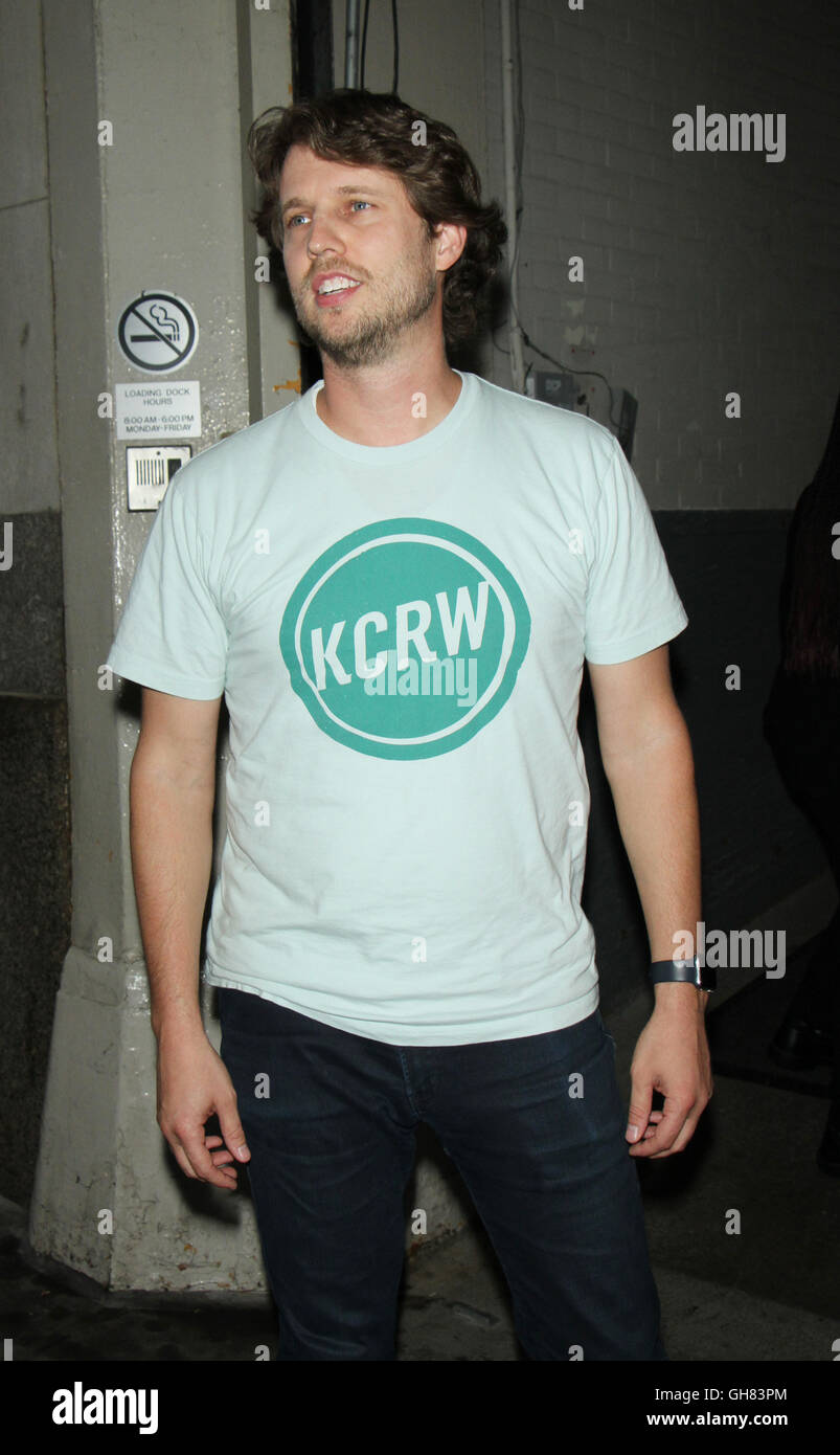 New York, USA. 8th August, 2016. Jon Heder at AOL BUILD to talk about ...