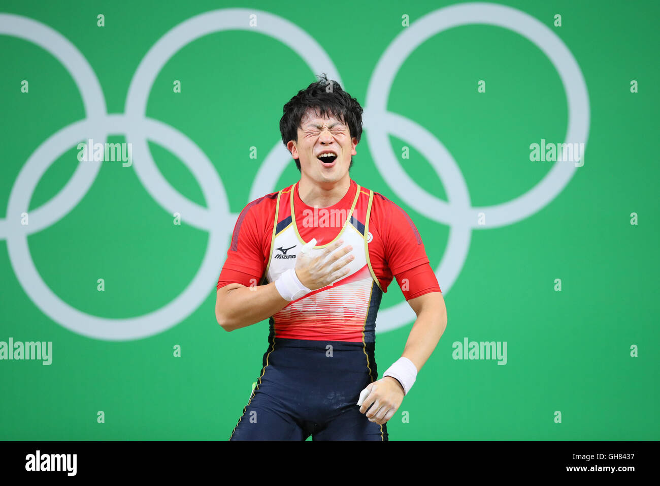 Rio de Janeiro, Brazil. 8th Aug, 2016. Yosuke Nakayama (JPN) Weightlifting : Men's 62kg at ...