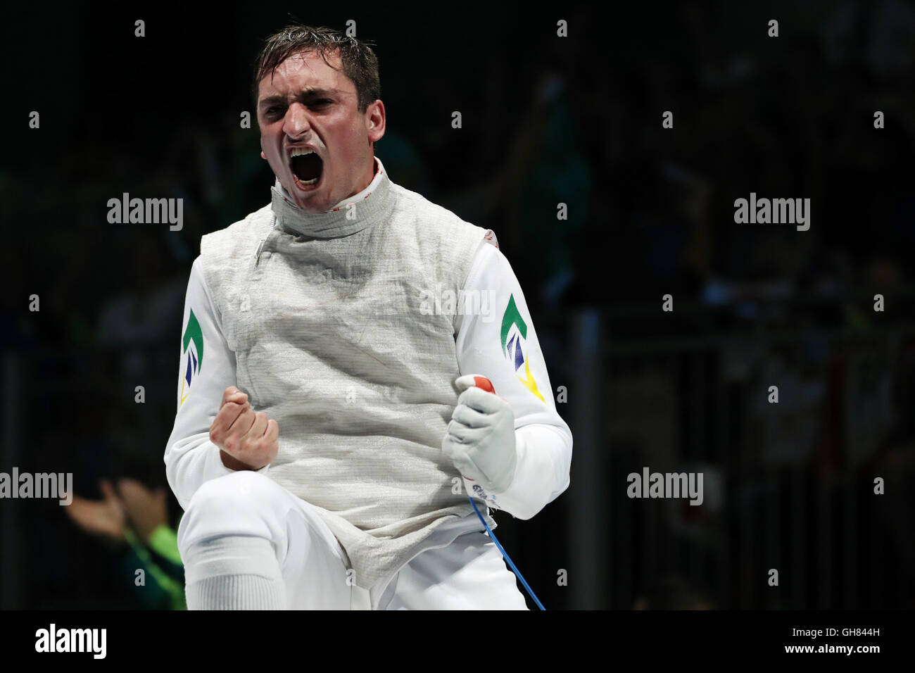 Rio de Janeiro, Brazil. 7th Aug, 2016. Guilherme Toldo (BRA) Fencing ...