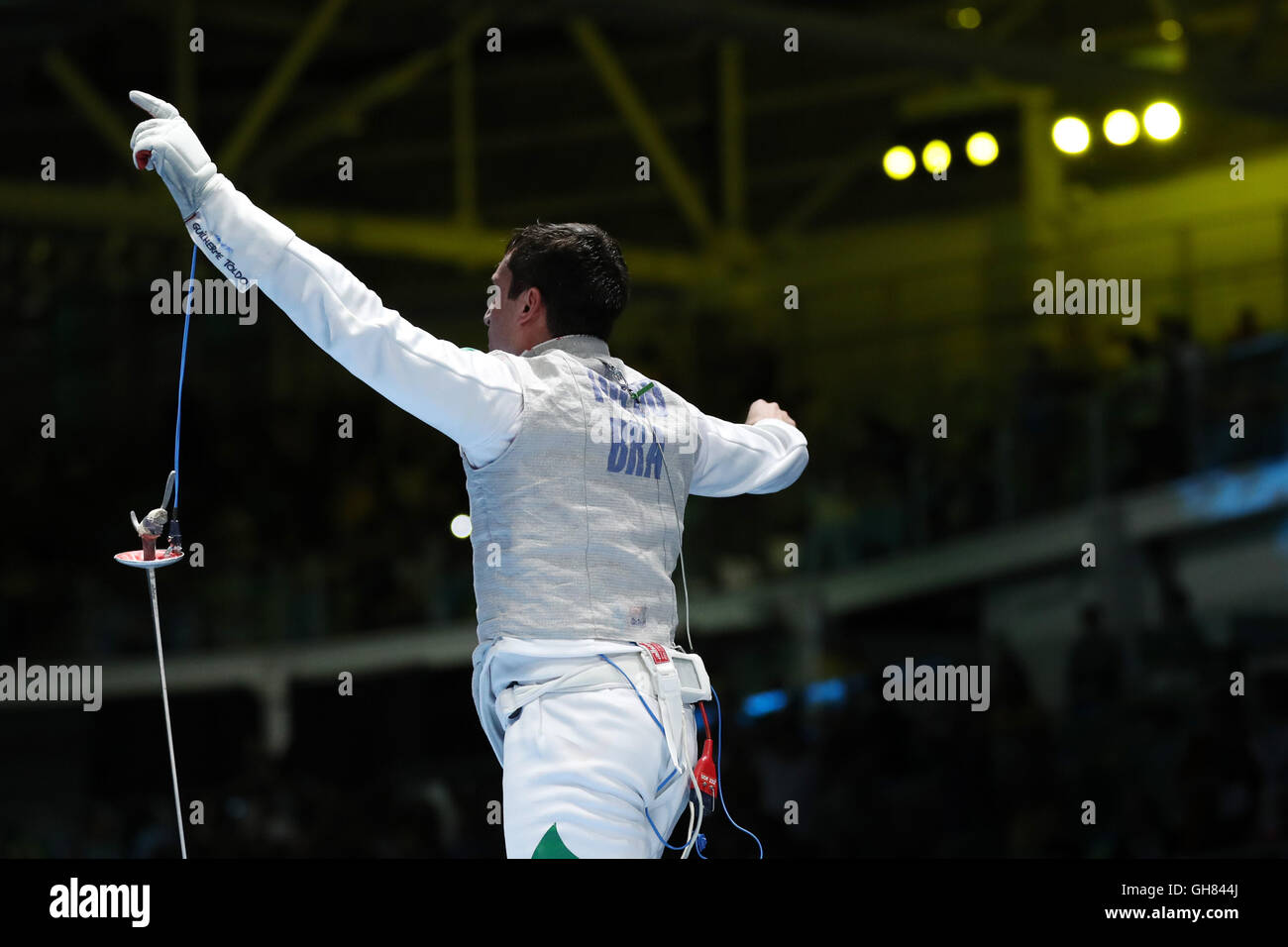Rio de Janeiro, Brazil. 7th Aug, 2016. Guilherme Toldo (BRA) Fencing ...