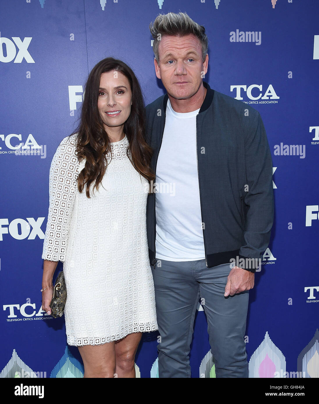 West Hollywood, California, USA. 8th Aug, 2016. Gordon Ramsay & Tana ...