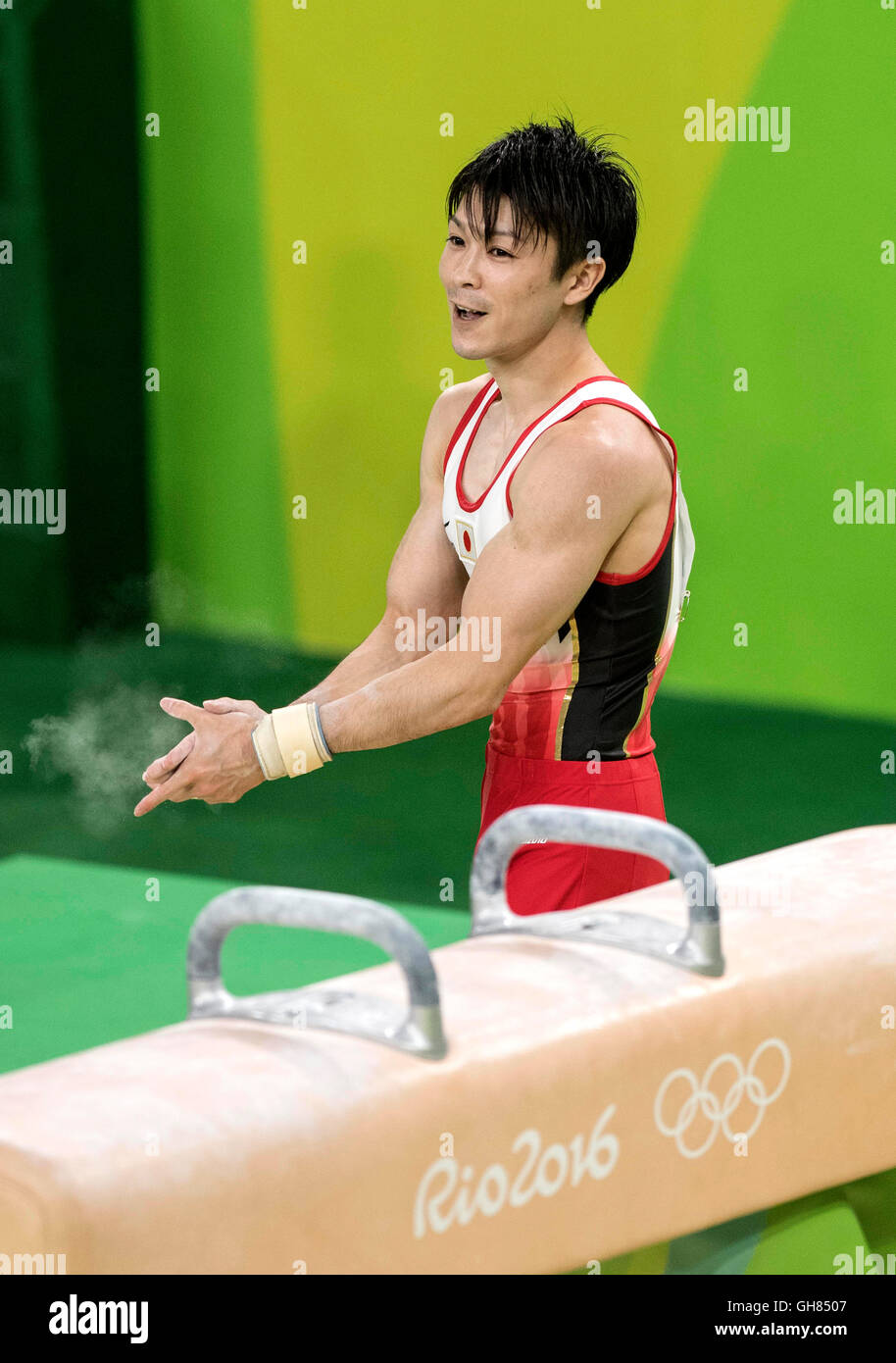 Rio de Janeiro, Brazil. 8th Aug, 2016. Kohei Uchimura (JPN) Artistic ...