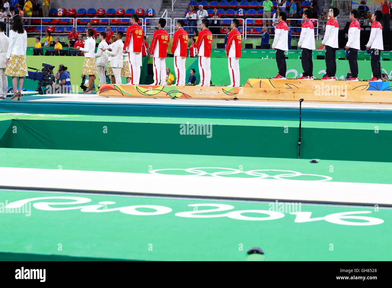 Rio de Janeiro, Brazil. 8th Aug, 2016. (L-R) China team group (CHN ...