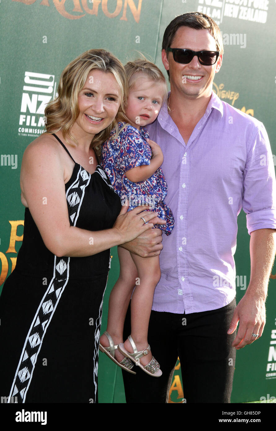 Los Angeles, CA, USA. 8th Aug, 2016. Beverley Mitchell with husband ...