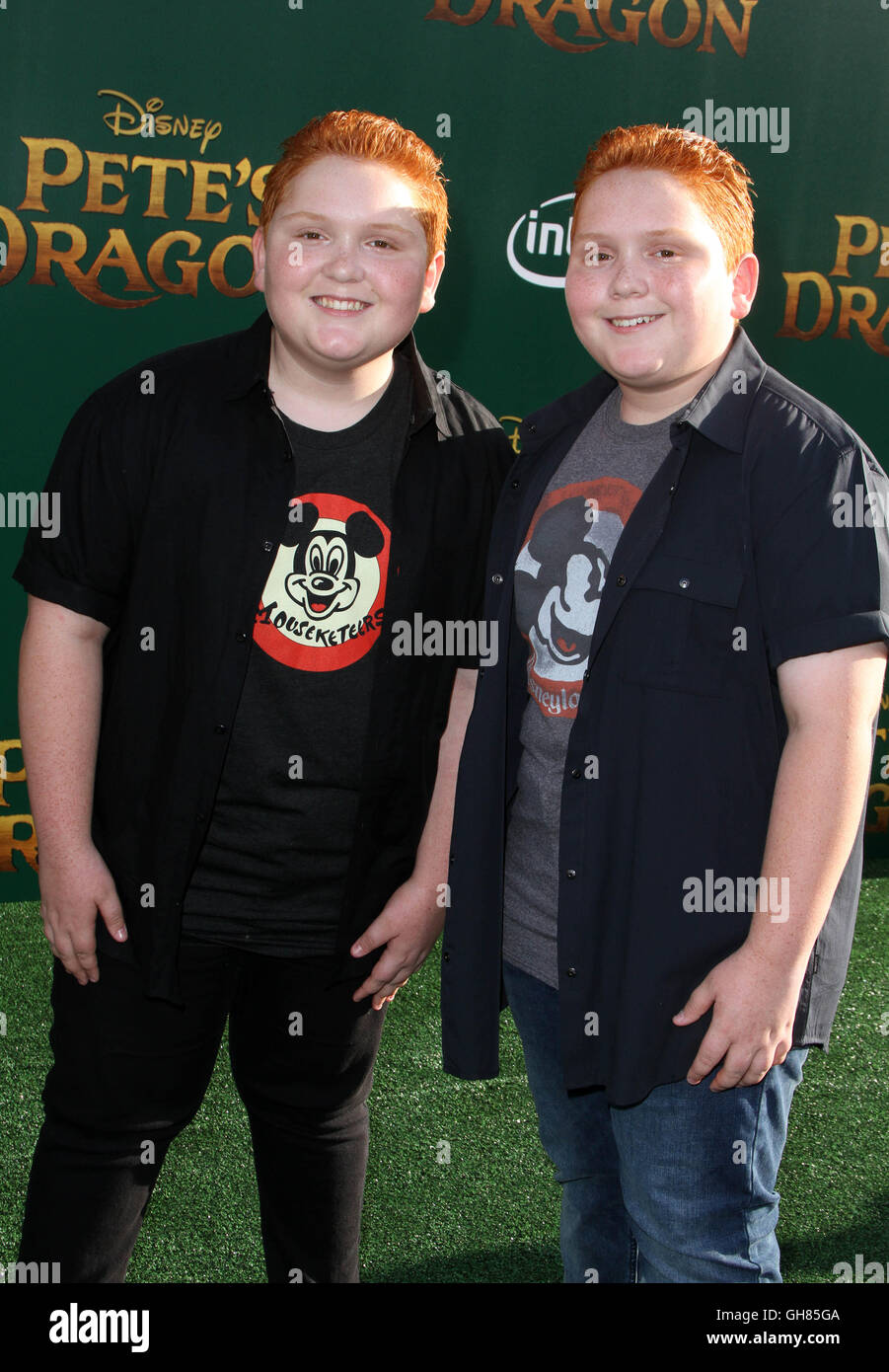 Los Angeles, CA, USA. 8th Aug, 2016. Matthew Royer and Benjamin Royer ...