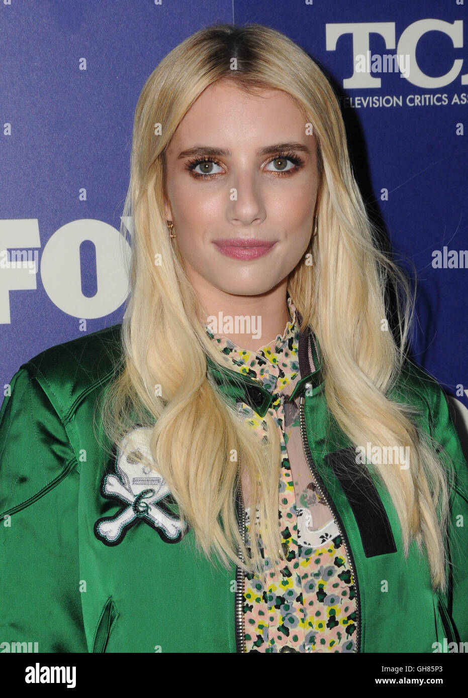 West Hollywood, CA, USA. 8th Aug, 2016. Emma Roberts. 2016 FOX Summer ...