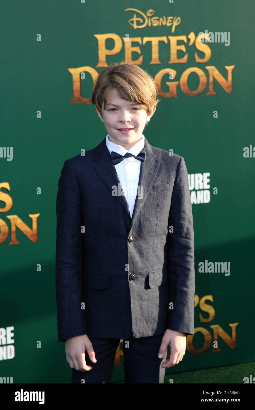 Hollywood, California, USA. 8th August, 2016. Oakes Fegley at the ...