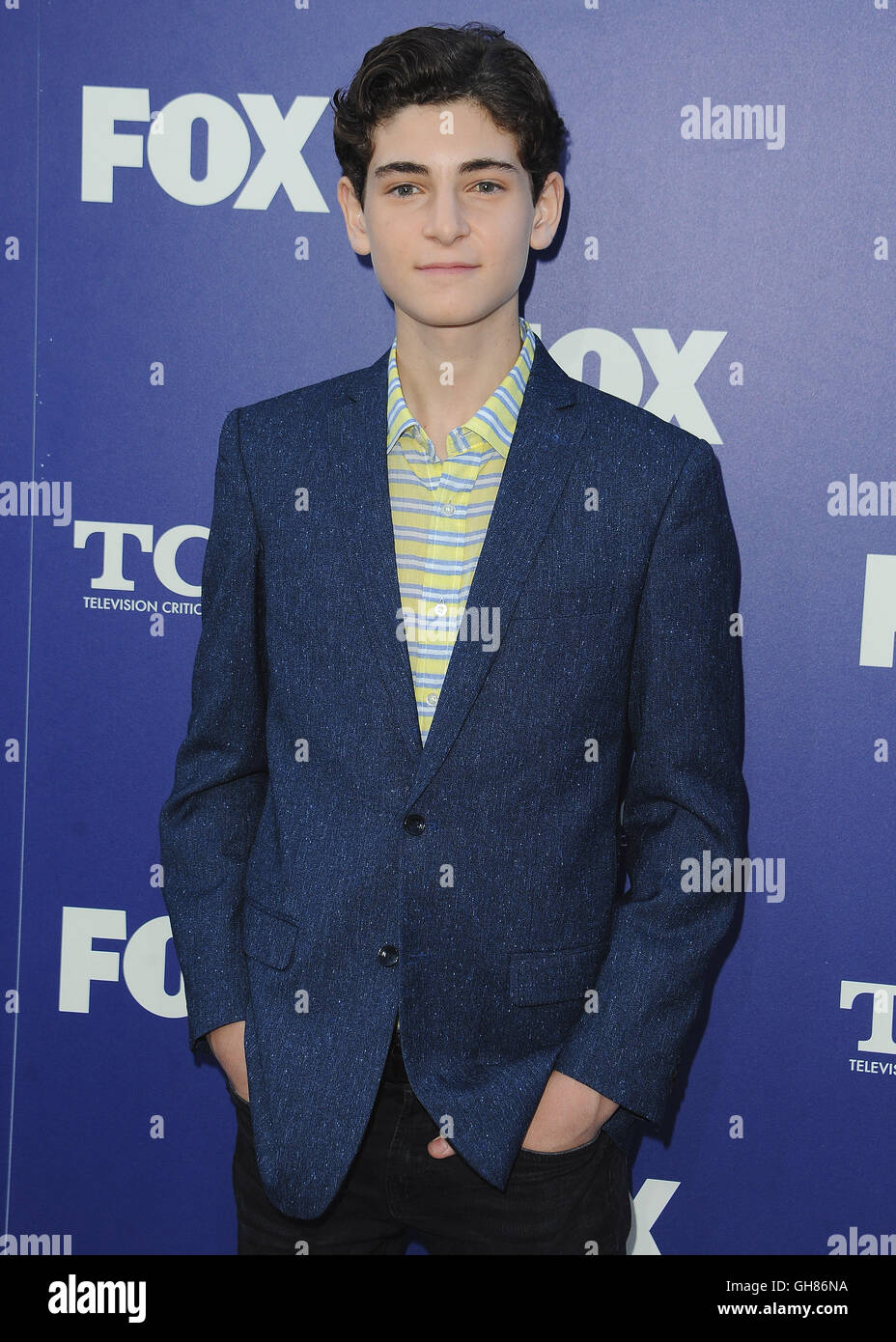 WEST HOLLYWOOD, CA - AUGUST 8: David Mazouz at the FOX Summer TCA All ...