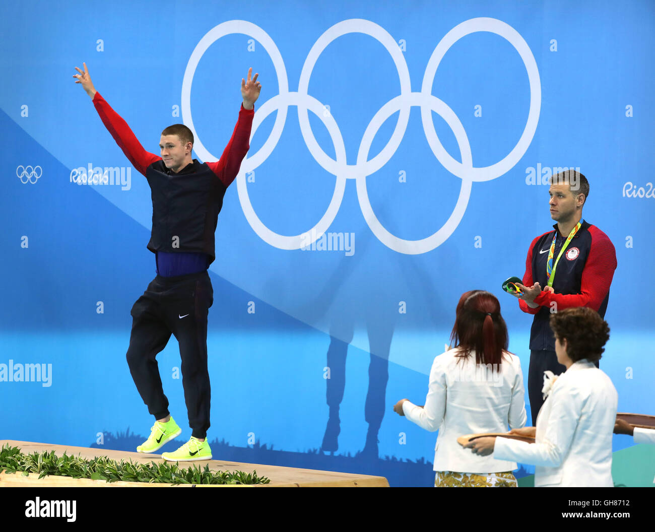 Rio De Janeiro, RJ, Brazil. 8th Aug, 2016. Minnesota's David Plummer ...
