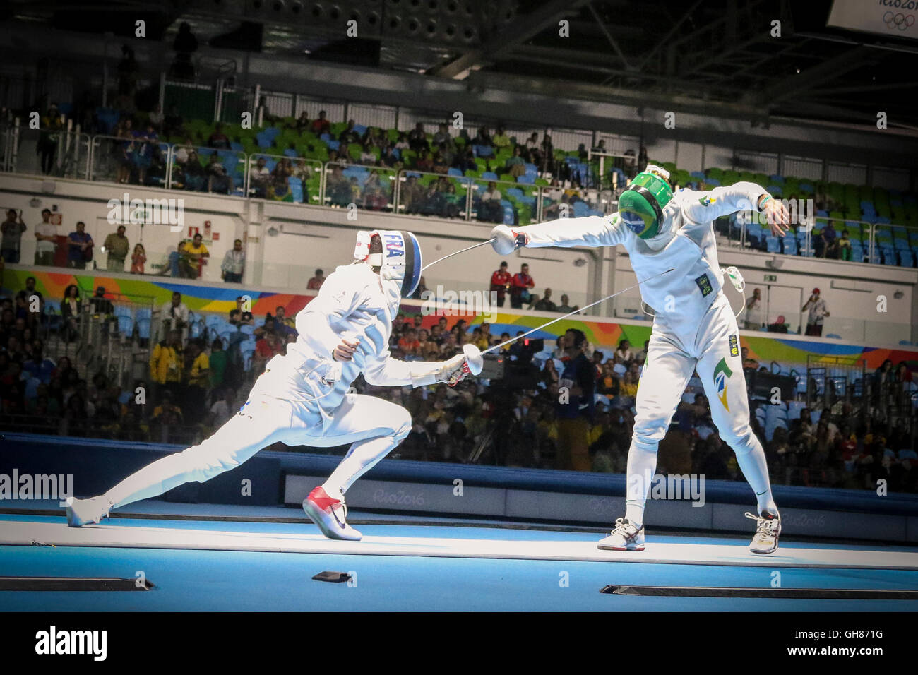 Rio de Janeiro, Brazil. 9th August, 2016. Rio 2016 Olympics Fencing ...