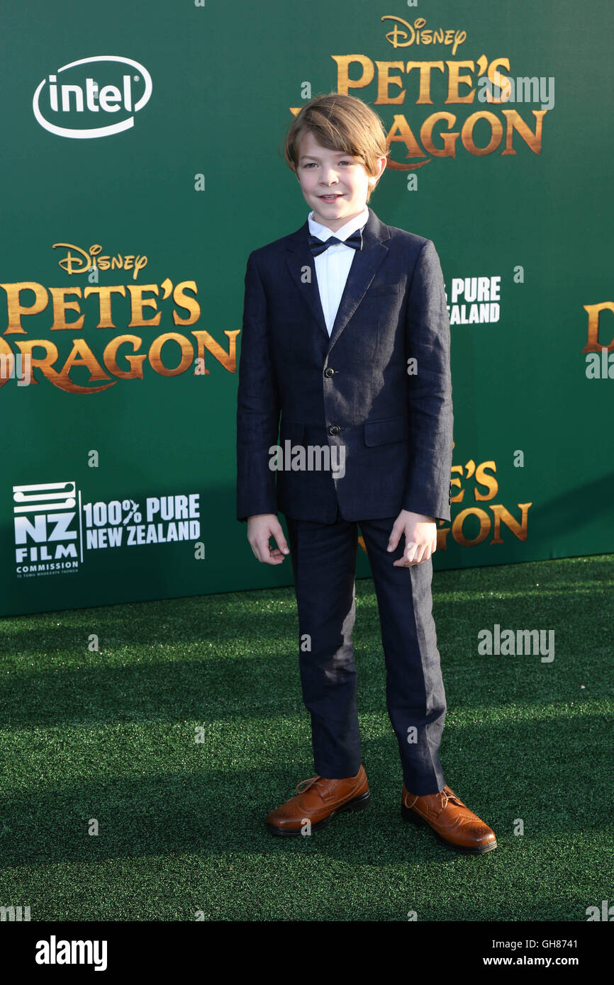 Hollywood, California, USA. 8th August, 2016. Oakes Fegley at the ...
