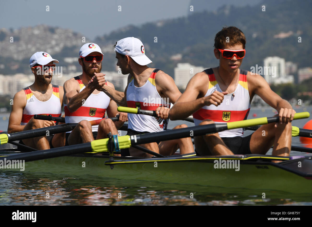 Rio de Janeiro, Brazil. 9th Aug, 2016. (L-R) Jonathan Koch, Lars ...