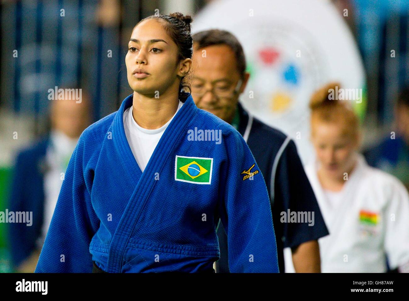 Rio de Janeiro, Brazil. 9th August, 2016.Brazilian judoka Mariana Silva ...