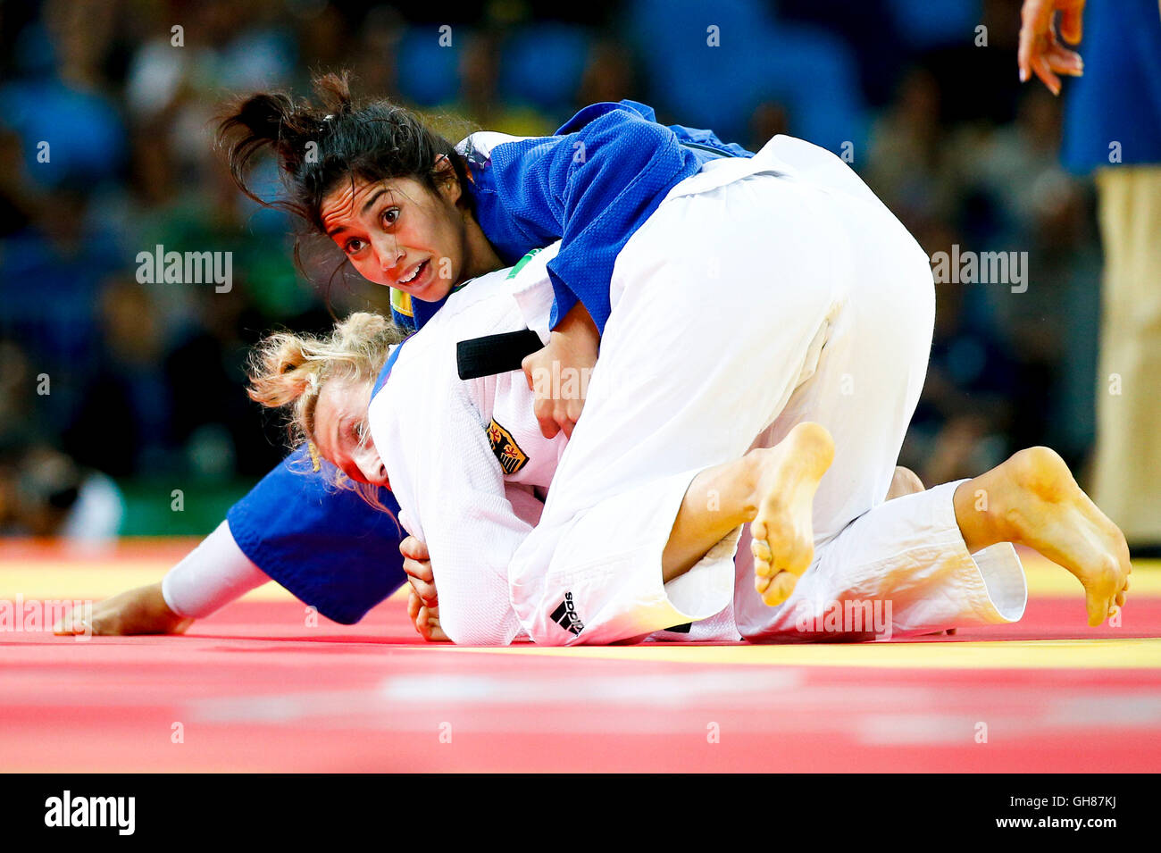 Rio de Janeiro, Brazil. 9th August, 2016. Brazilian judoka Mariana ...