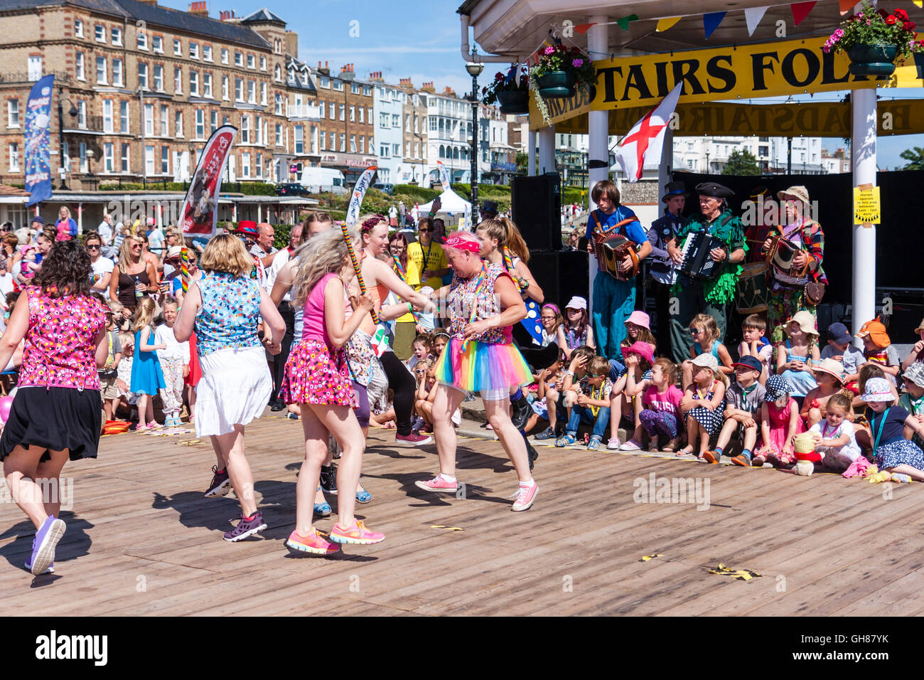 Bandstand broadstairs folk week festival hi-res stock photography and ...