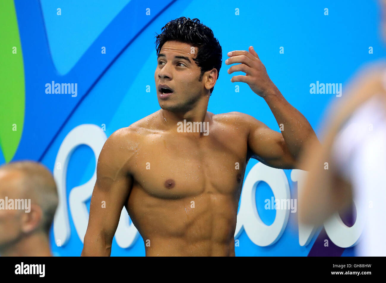 Rio de Janeiro, Brazil. 9th Aug, 2016. Rami Anis of Refugee Olympic ...