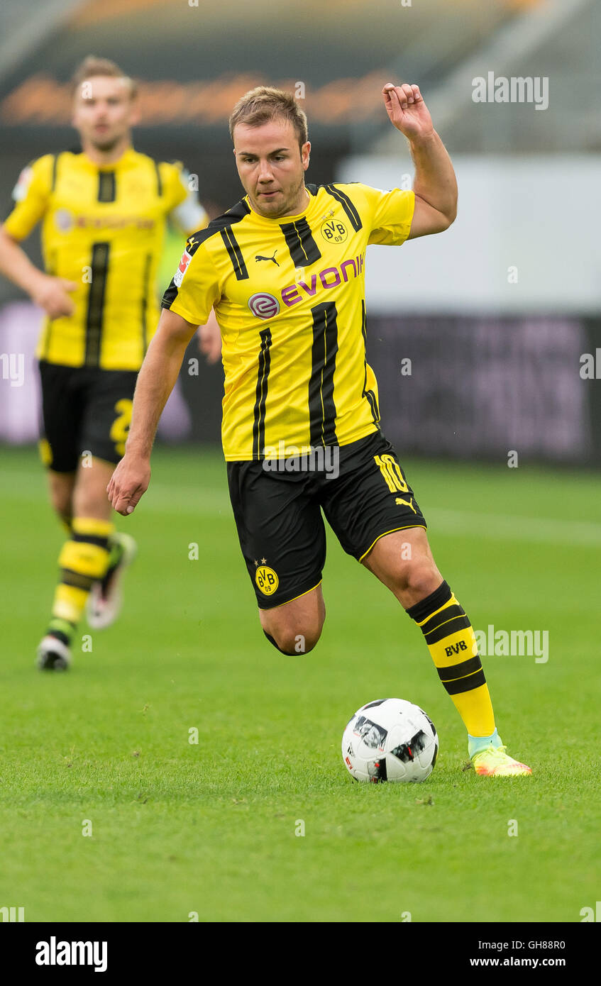 St. Gallen, Switzerland. 9th Aug, 2016. Dortmund's Mario Goetze in ...