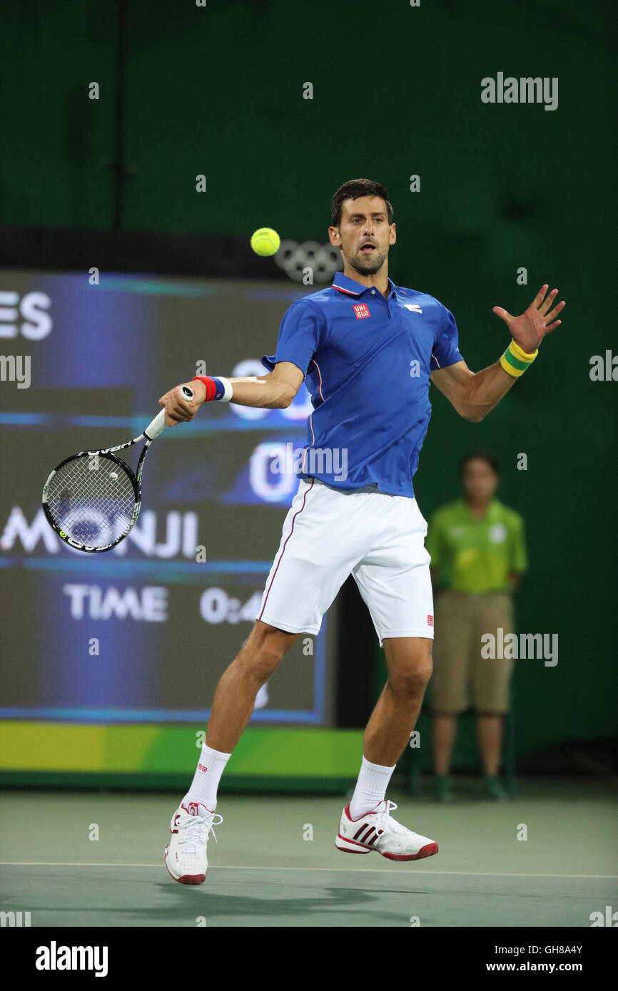 Rio de Janeiro, Brazil. 8th Aug, 2016. The duo of Brazilian tennis ...