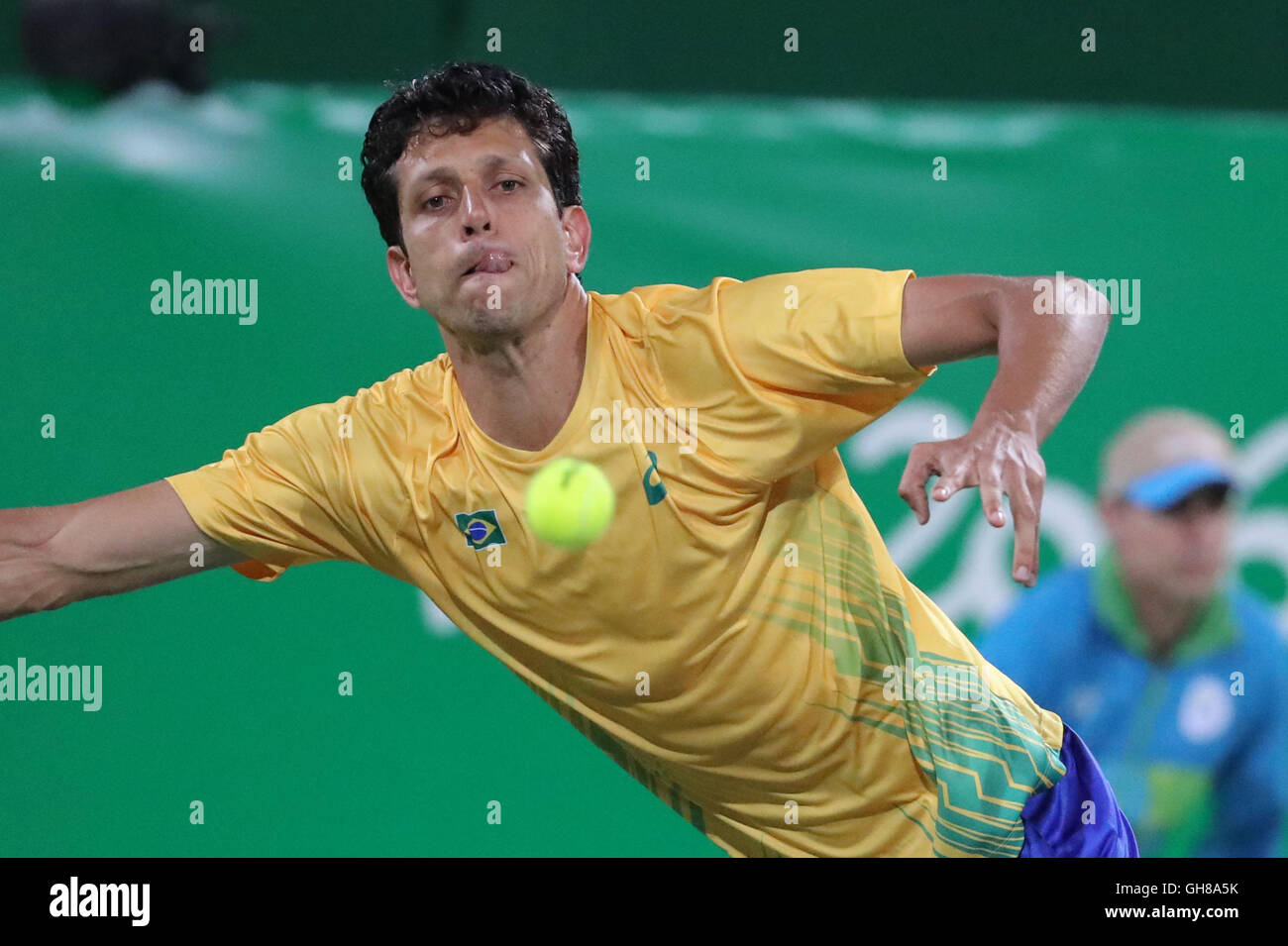 Rio de Janeiro, Brazil. 8th Aug, 2016. The duo of Brazilian tennis ...