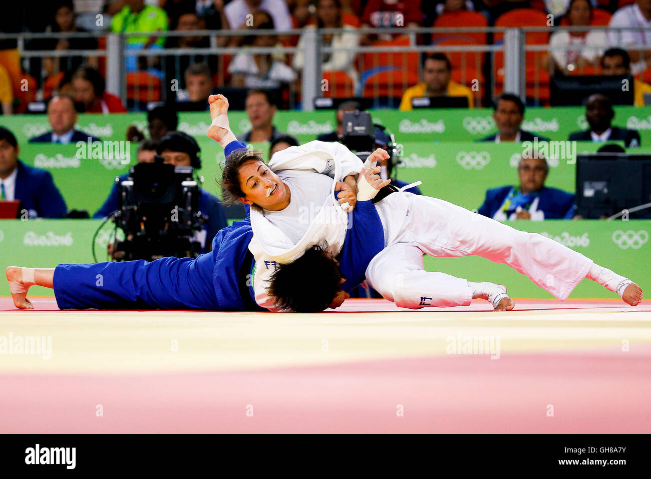 Rio de Janeiro, Brazil. 9th August, 2016. The Israeli judoka Gerb wins ...