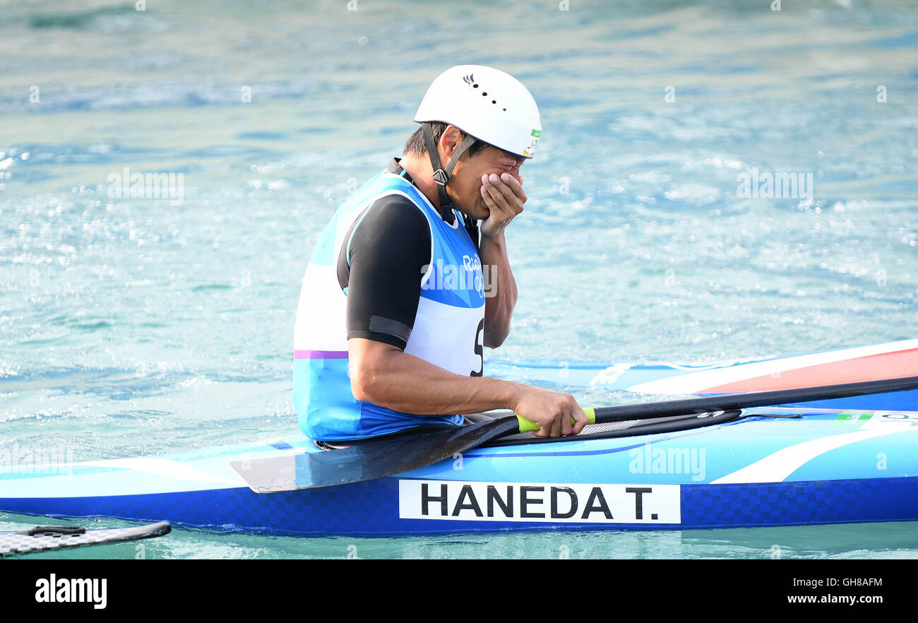 Rio de Janeiro, Brazil. 09th Aug, 2016. Takuya Haneda (JPN) cries with ...