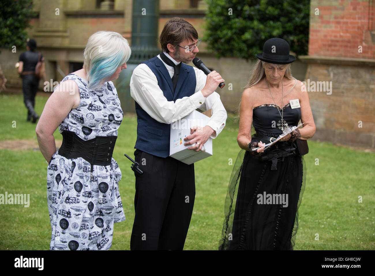 Judges for the facial hair competition at Papplewick pumping stations ...
