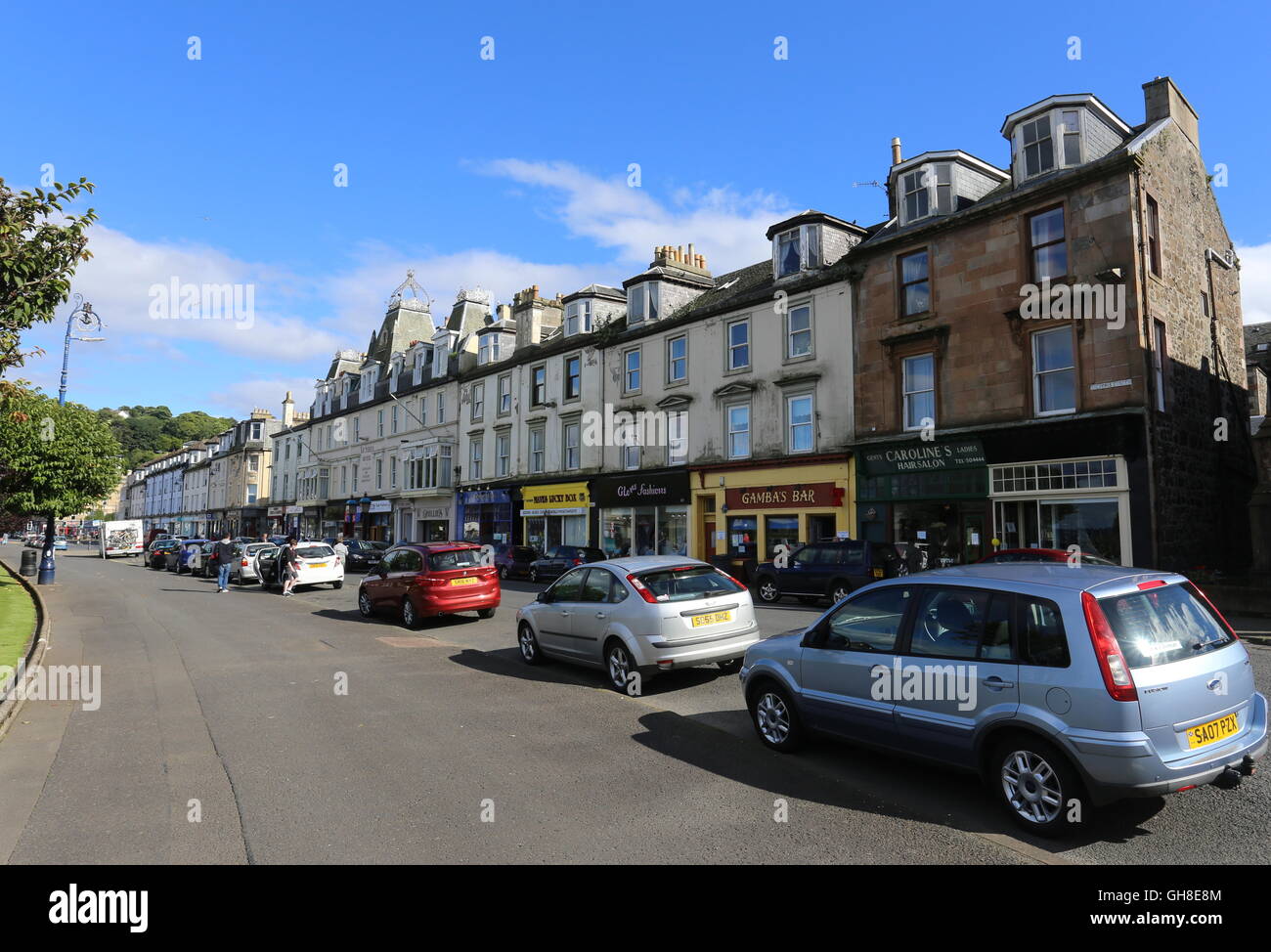 Rothesay street scene hi-res stock photography and images - Alamy
