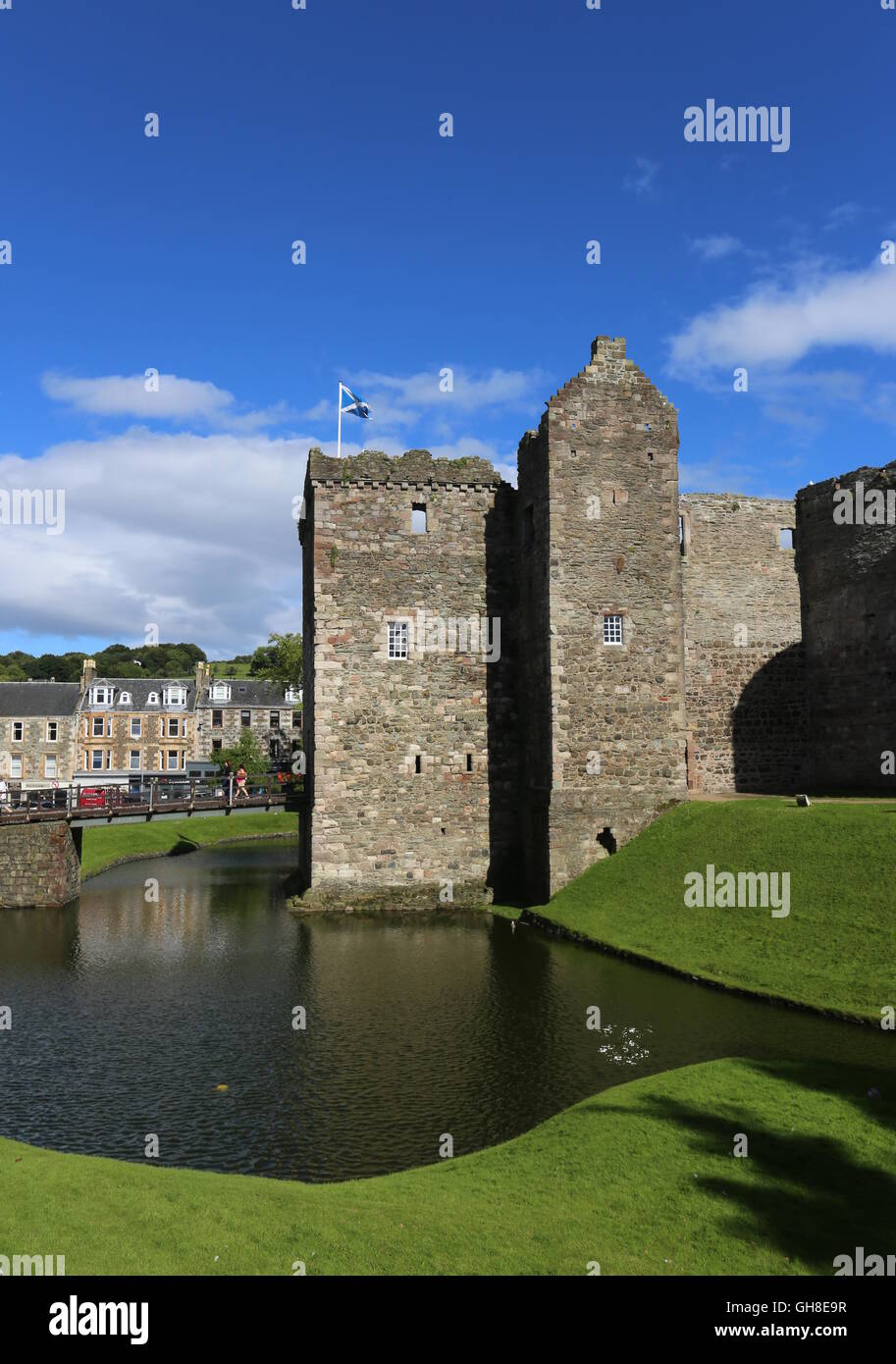 Exterior of Rothesay Castle Rothesay Isle of Bute Scotland August 2016 ...