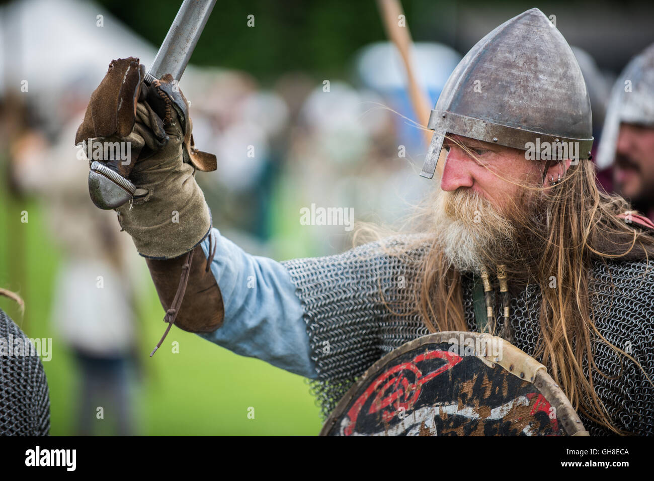 Raised sword hi-res stock photography and images - Alamy