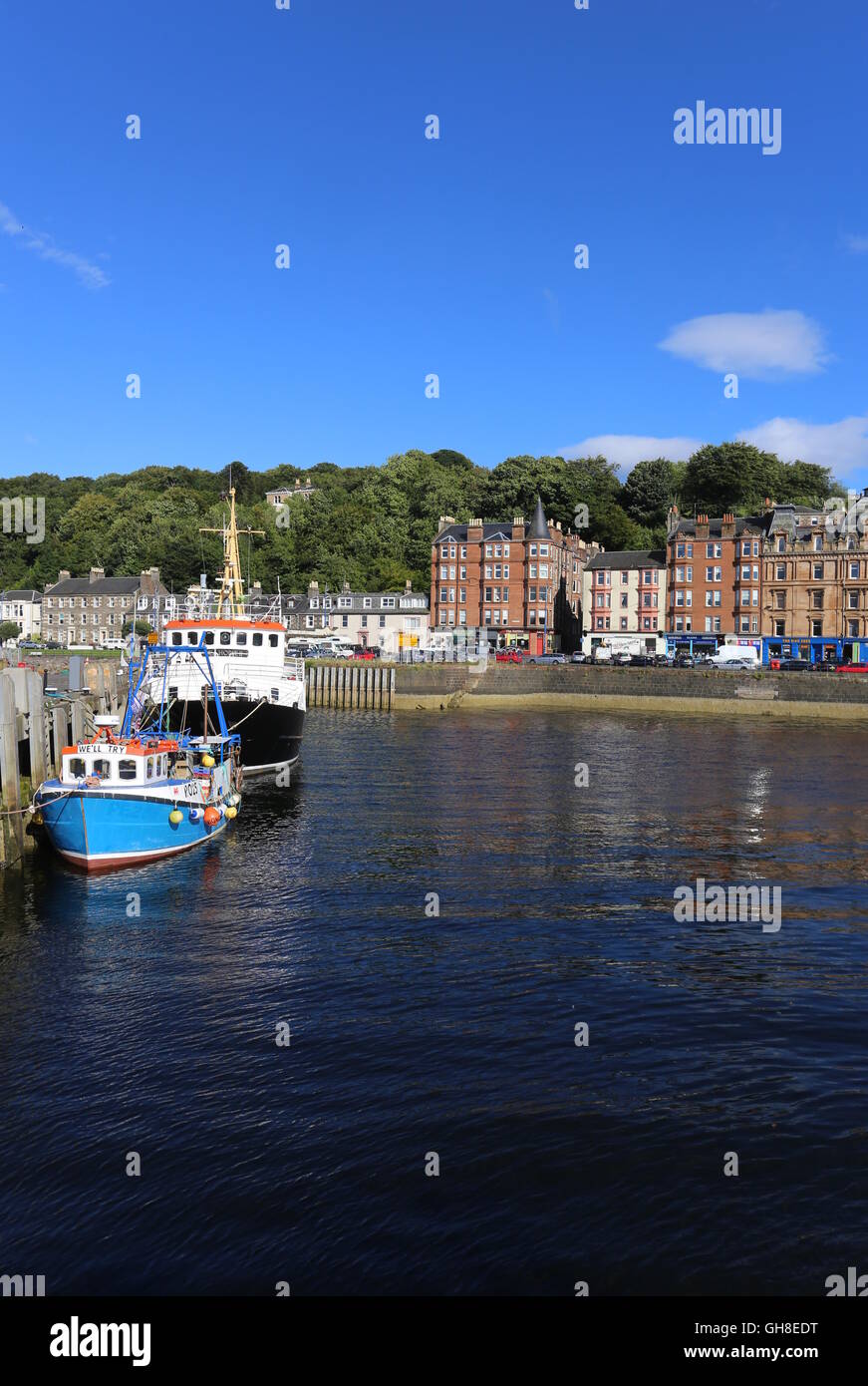 Rothesay waterfront Isle of Bute Scotland August 2016 Stock Photo - Alamy