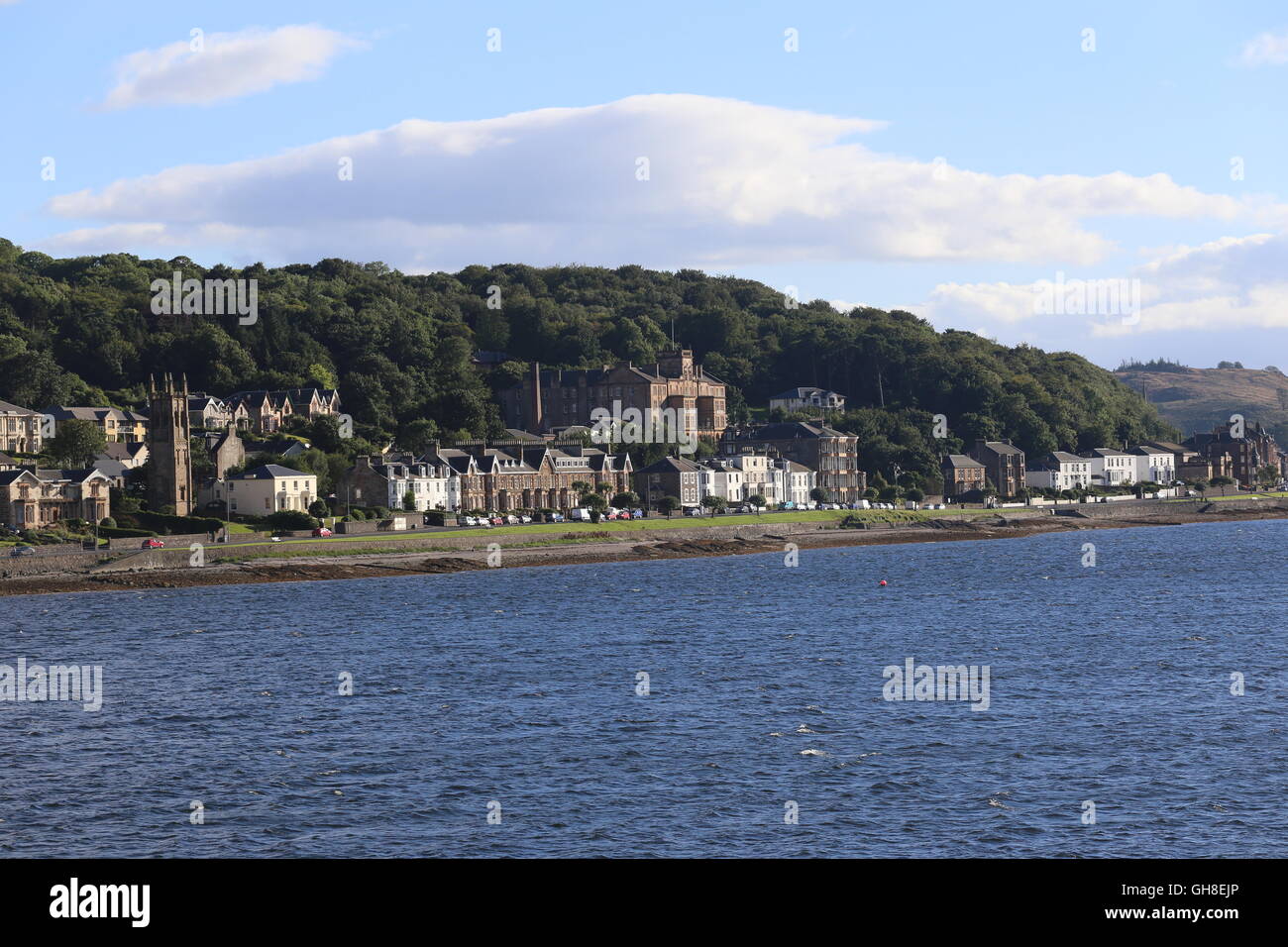 Rothesay waterfront Isle of Bute Scotland August 2016 Stock Photo - Alamy