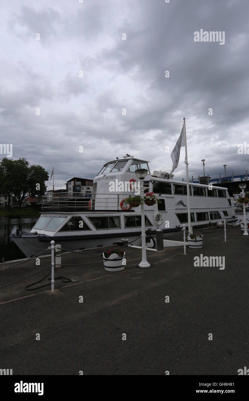 Sweeney Cruises ship on River Leven Balloch Scotland August 2016 Stock ...