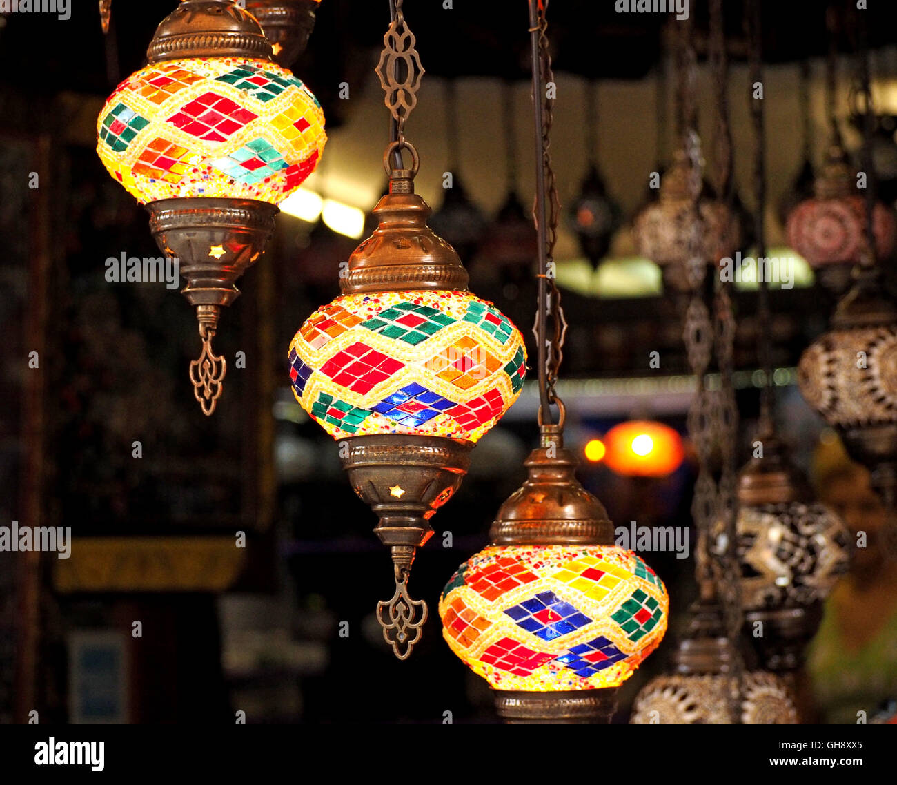 Traditional brass lamps hi-res stock photography and images - Alamy