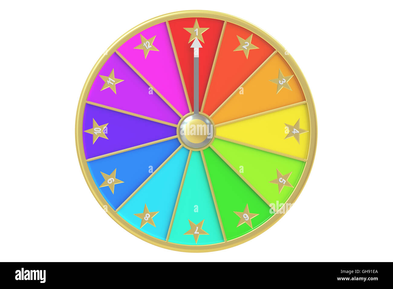 Wheel of fortune Cut Out Stock Images & Pictures - Alamy