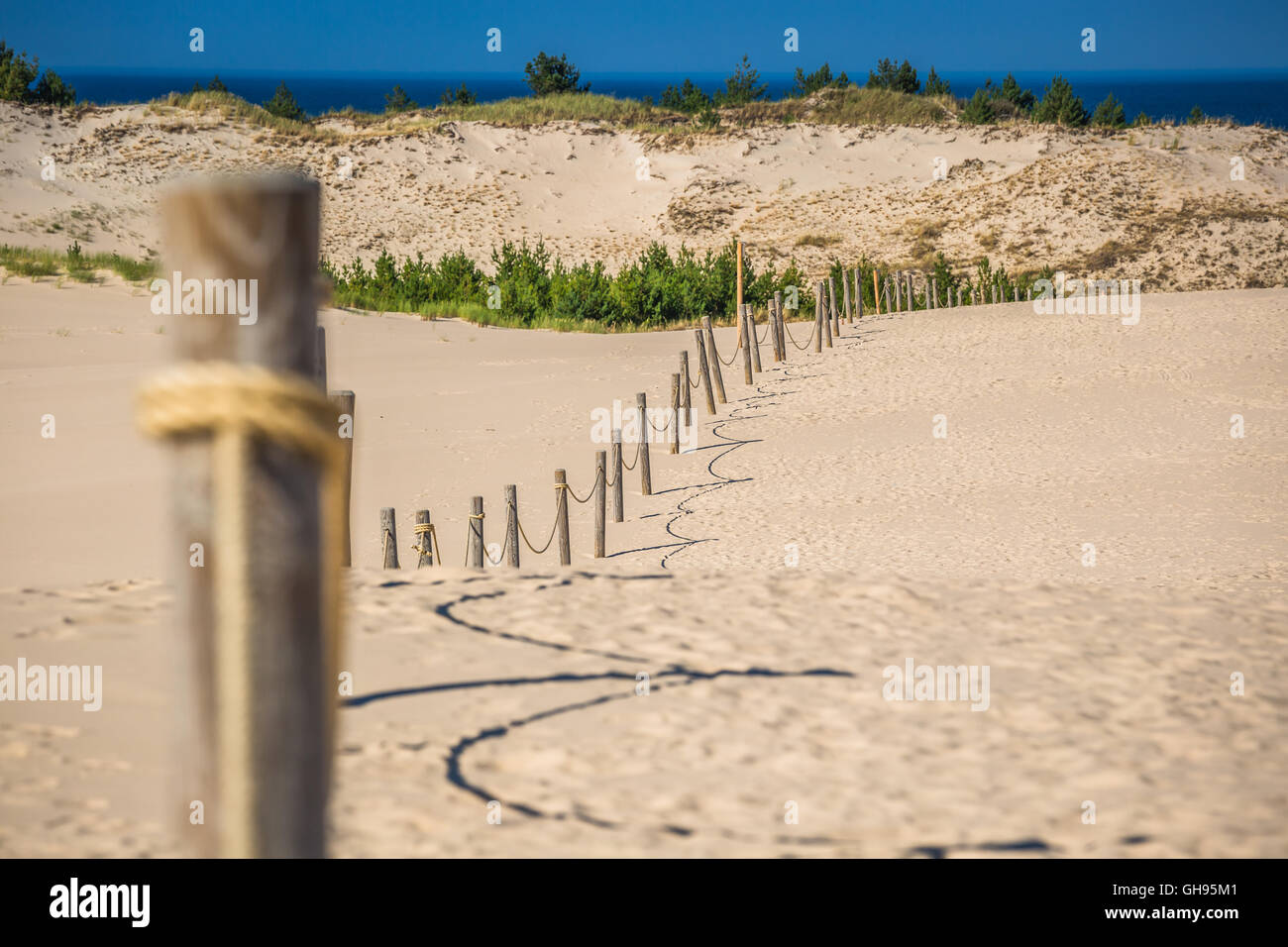 The dunes of the Slowinski national park in Poland Stock Photo - Alamy