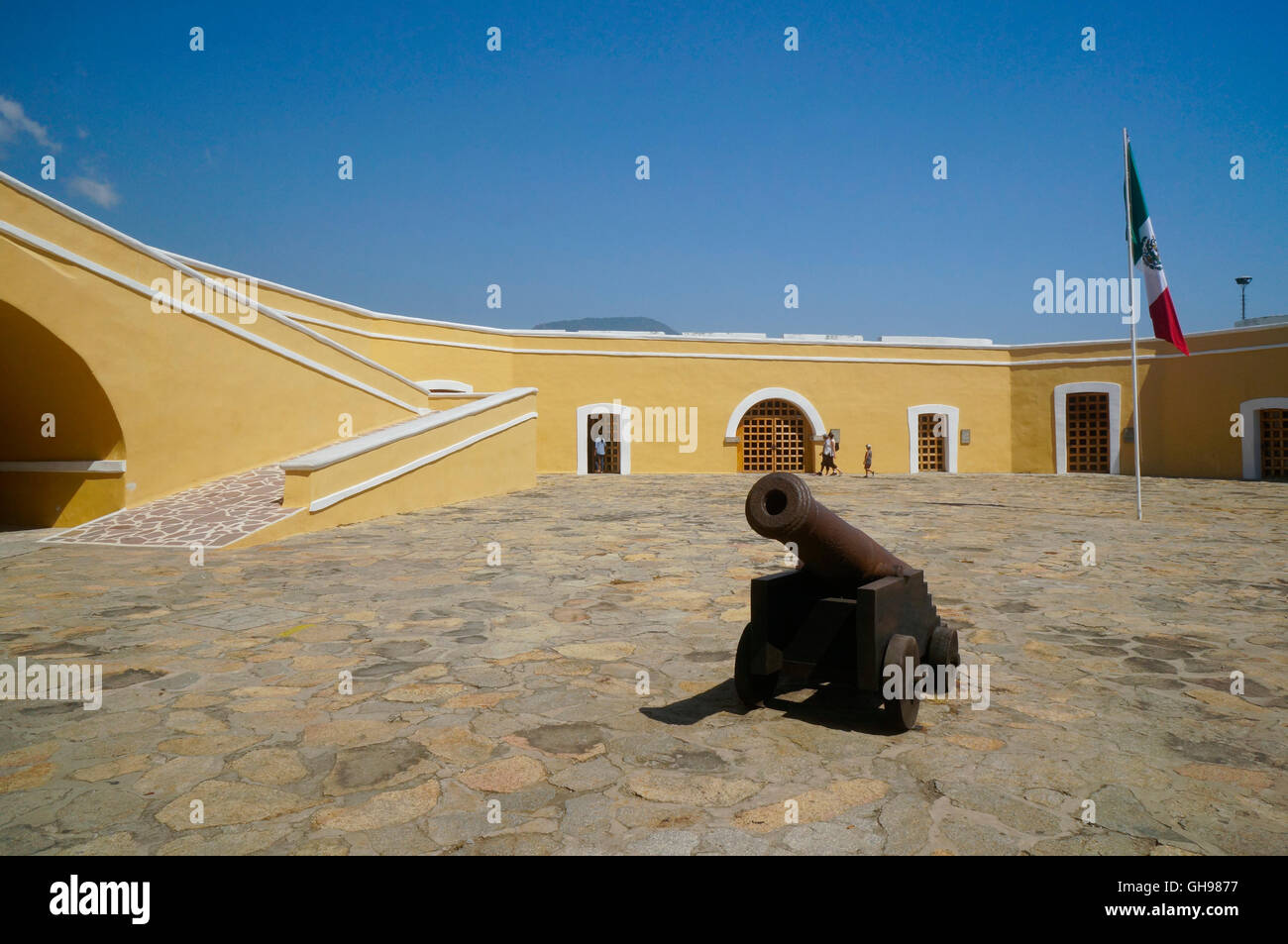 Historic Spanish fort and Museum in Acapulco, Mexico. Fort San Diego in ...
