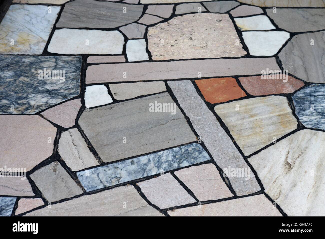 Uneven Tile Floor Stock Photo - Alamy